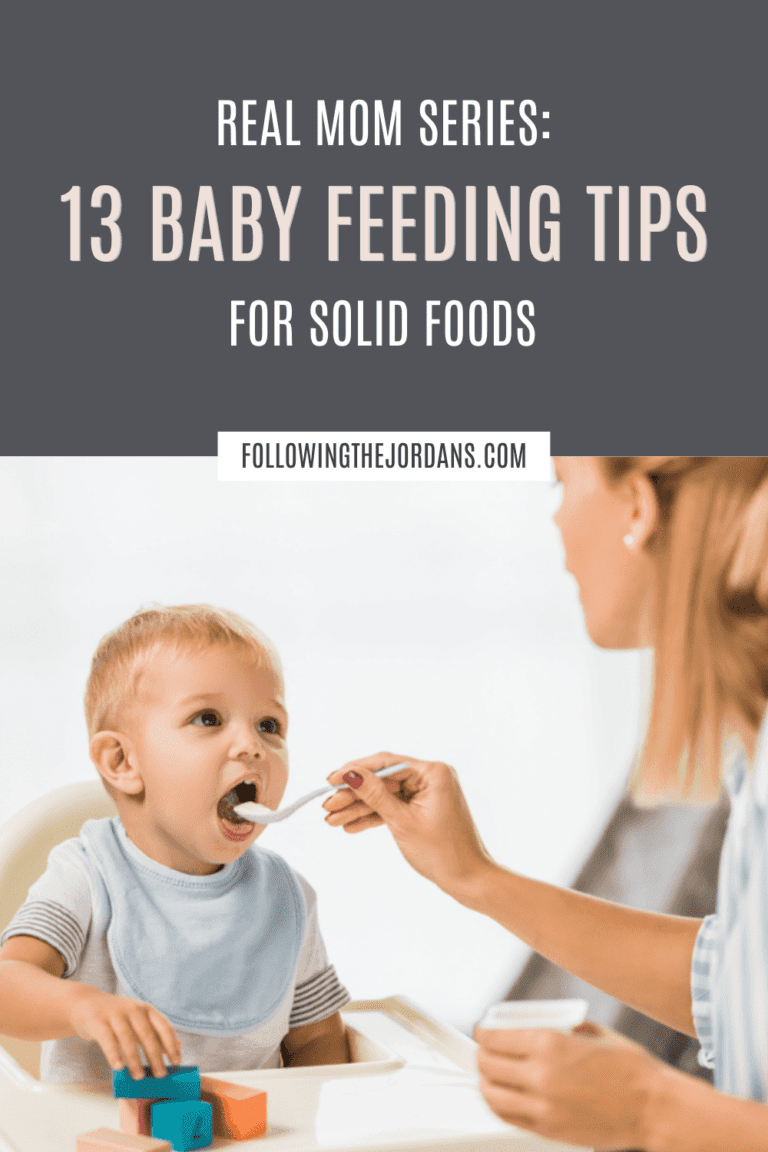 Real Mom Series: 13 Baby Feeding Tips for Solid Foods